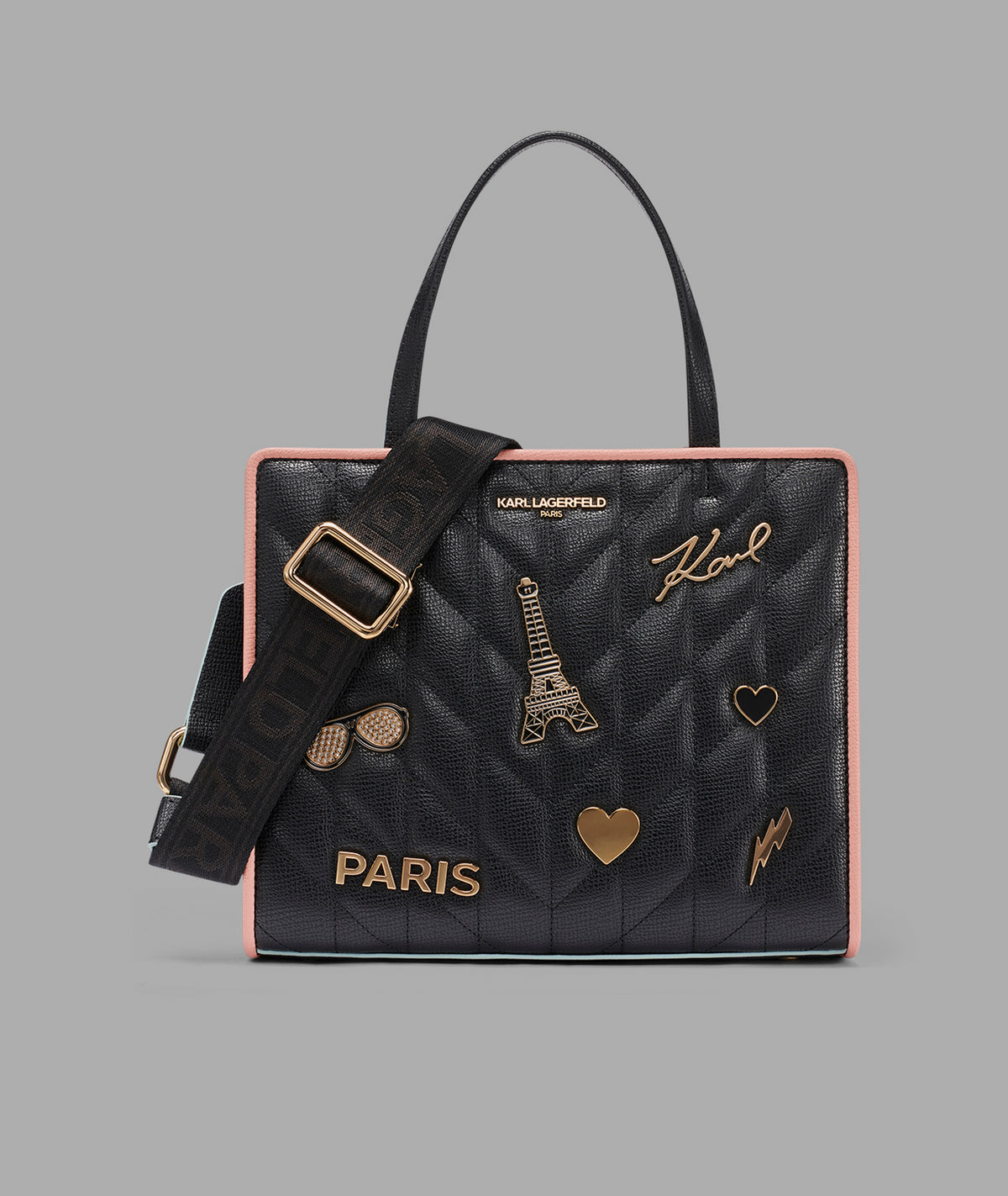 Maybelle Satchel With Pins And Contrast Trim | Crossbodies & Satchels ...