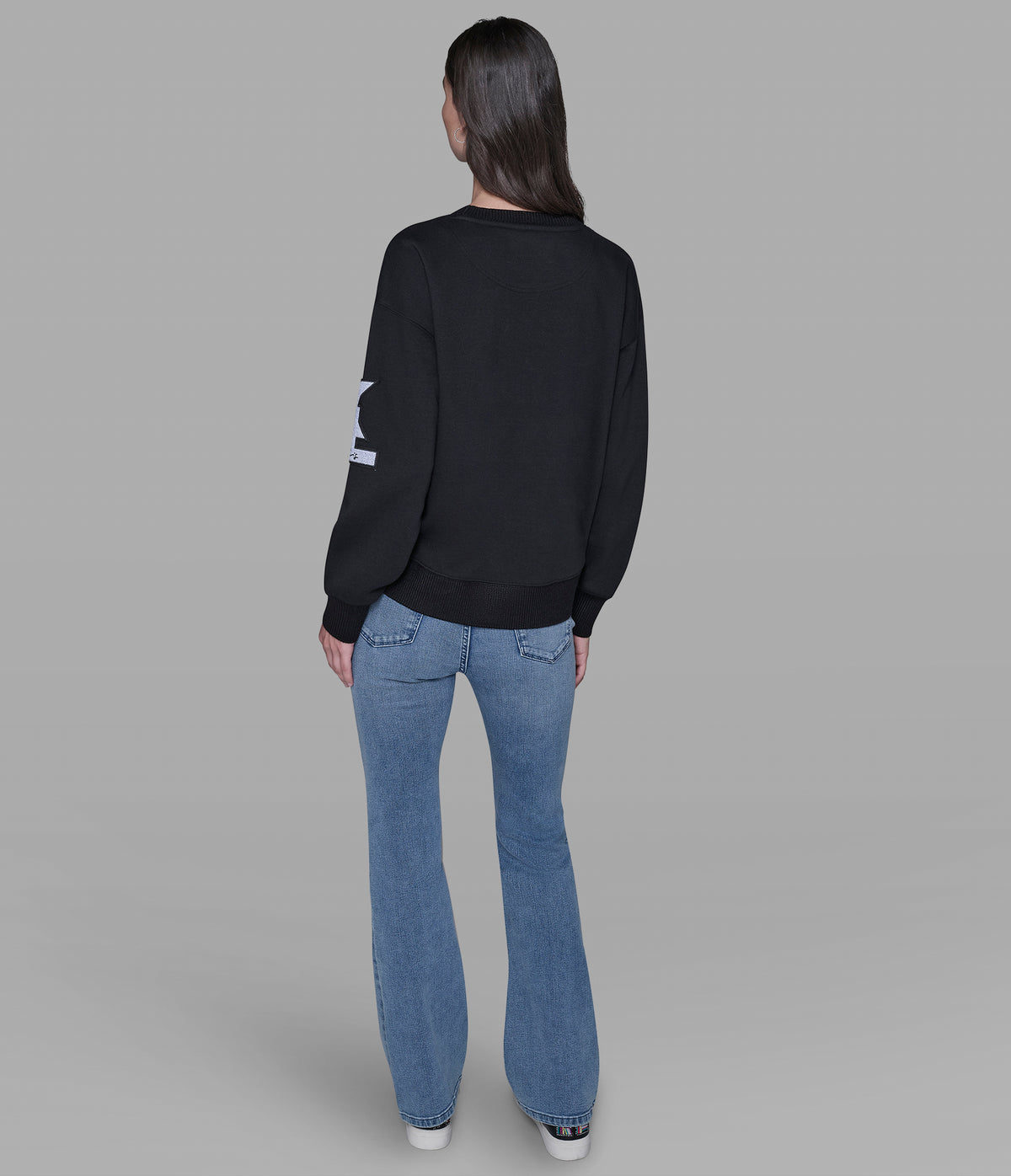 Karl Patch Sweatshirt | Athleisure | Karl Lagerfeld Paris