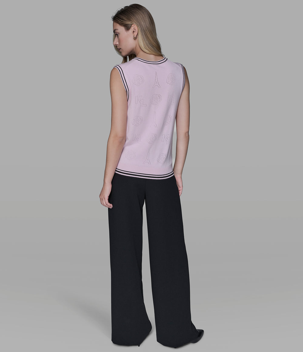 Paris Logo Shell | Sweaters & Tops | Karl Lagerfeld Paris