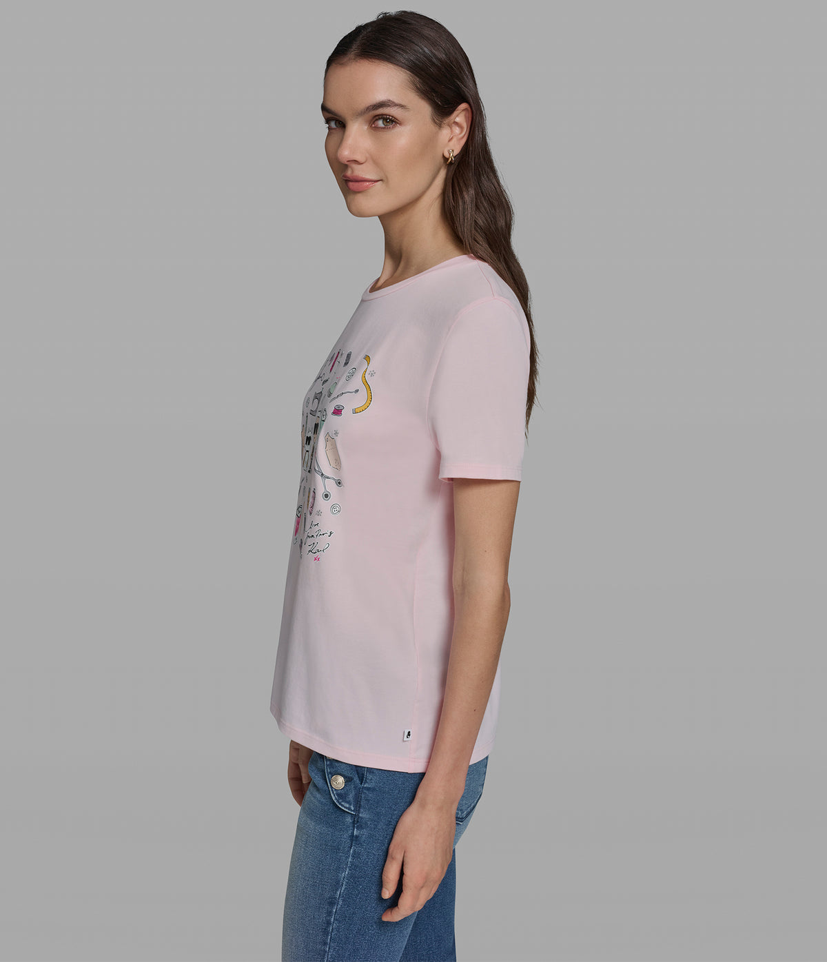 Cotton Jersey Karl Et Choupette Whimsy Tee | Tees & Tanks | Karl ...