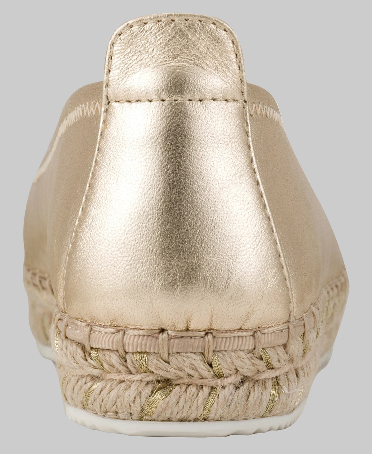 Michaela Metallic Leather Cate Pin Slip On Flat Espadrille | Flats ...