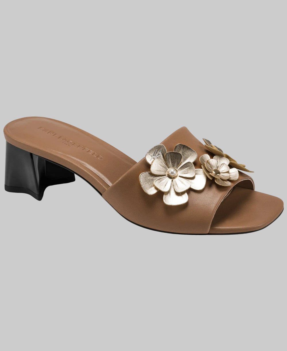 Sandrea Floral Mule Sandal | Sandals | Karl Lagerfeld Paris